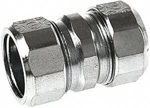 Raco 1834 3 1/2" Rigid/IMC Malleable Iron Straight Compression Coupling ...