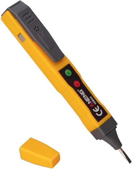 Amazon | EC Tool 検電器 検電器チェッカー 非接触 ペンライト付 導電チェック ライブ線とニュートラル線 判定 検電テスター | 検電ドライバー