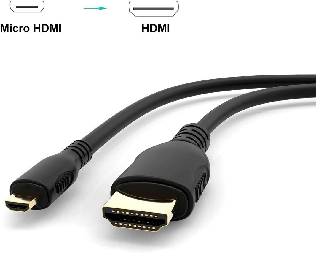 Micro HDMI to HDMI Adapter Cable, Ablewe Micro HDMI to: Amazon.co.uk ...