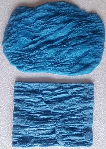 Concrete Stone Texture Stamp Accessory Kit, 2 Stamps to create ...