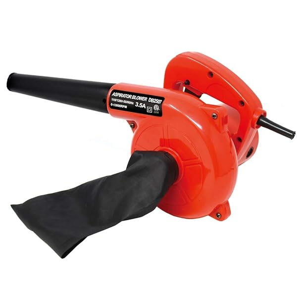 Toolman Corded Electric Leaf Sweeper Vacuum Blower 3.5A for Heavy Duty ...