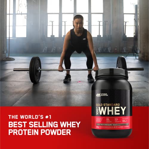 Optimum Nutrition Gold Standard 100% Whey Protein Powder, White ...
