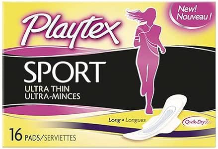 Amazon.com: Playtex Sport Ultra Thin Long Pads 16pads 2pk: Health ...