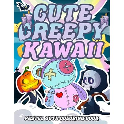 Creepy Kawaii Pastel Goth Coloring Book: Spooky Nepal | Ubuy