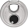 ABUS 20/70 Diskus Stainless Steel Padlock with 3/8" Shackle, Keyed Different, Made in Germany ...