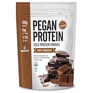 Amazon.com: Pegan Thin® Protein Powder (Triple Chocolate Organic Sacha ...