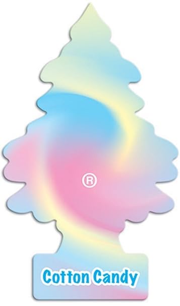 MAGIC TREE "LITTLE TREE" COTTON CANDY FRAGRANCE CAR AIR FRESHENERS PACK ...