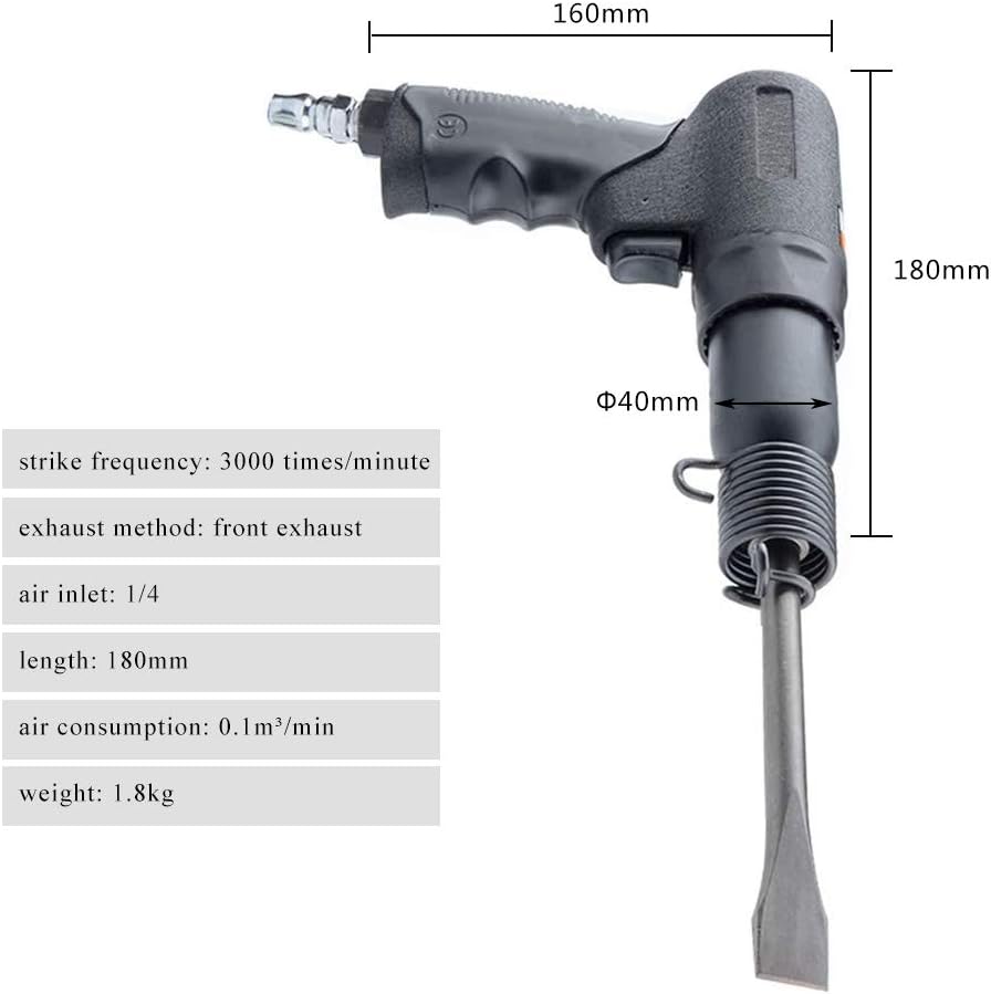 MXBAOHENG Pneumatic Concrete Breaker Air Hammer Air Compressor Chipping ...