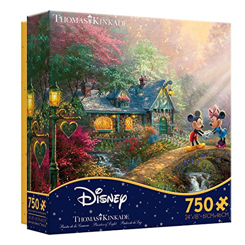 Ceaco Thomas Kinkade Disney Dreams Collection Mickey And Minnie Sweetheart Bridge 750 ceaco-thomas-kinkade-disney-dreams-collection-mickey-and-minnie-sweetheart-bridge-750