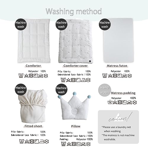 PUPPAPUPO Washable Baby futon Set, Mini Size 23.6" x 35.4" | Pricepulse