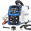AZZUNO 135 Amp MIG Welder, 3 in 1 Multiprocess Welder 110V Flux Core Welder Flux MIG/Lift TIG ...