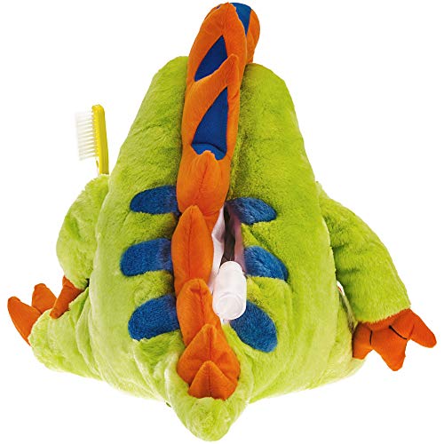 StarSmilez Kids Tooth Brushing Buddy Farley Flossisauras - Plush Dental ...