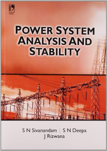 POWER SYSTEM ANALYSIS AND STABILITY: Sivanandam: 9789325974135: Books ...