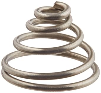 Conical Compression Spring, Type 302 Stainless Steel, Inch, 0.625 ...