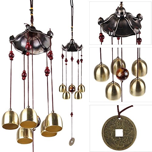 Sunfire Chinese Kont Wind Chime Hanging Garden Home Decoration Elephant ...