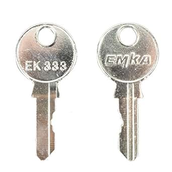 1108-1-1 EMKA EK333 Key Silver Grip Key: Compression Latches: Amazon ...