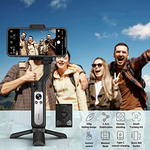 Hohem Gimbal Stabilizer for Smartphone, Upgrade Version 2021, 3 - Axis ...