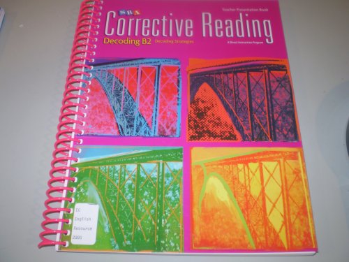 SRA Corrective Reading: Decoding B2 Decoding Strategies, Teacher ...