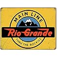 Amazon.com: Destiny'S Rio Grande Main Line Train Tin Sign, Rio Grande ...