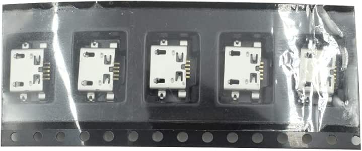 Amazon.com: Hxchen Micro USB Type B Female Socket 180 Degree 5-Pin SMD ...
