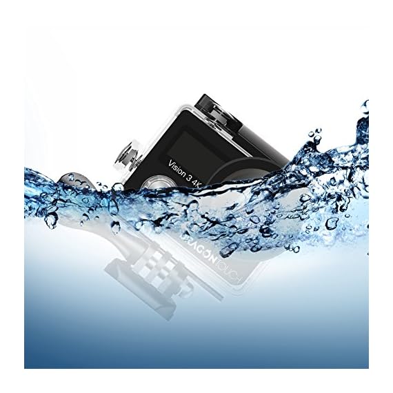 Dragon Touch Vision 3 4K Sports Action Camera Ultra HD 30m Underwater ...