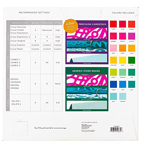 Cardstock 12x12 Variety Pack, 60 Sheets | 80lb Premium Textured ...