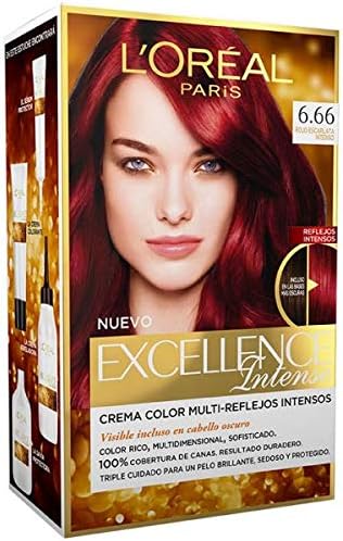 L'oreal Paris Excellence Intense color - 6.66: Rojo Escarlata Intenso ...