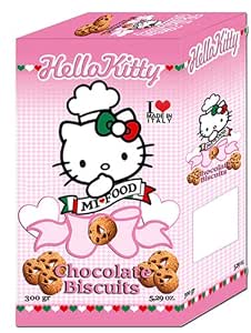 Hello Kitty Food Biscuits, Chocolate Chip, 5.29-Ounce Boxes (Pack of 8 ...