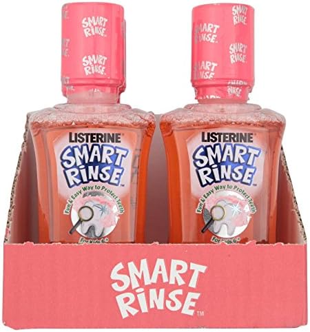 سعر 6 x Listerine Smart Rinse For Kids 6+ Mild Berry 250ml فى السعودية ...