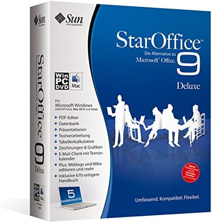 Staroffice 9 Deluxe für Windows/Linux/Mac: Amazon.de: Software