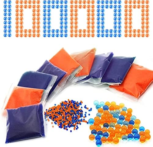10 Pack Water Balls Beads Refill Ammo, KETIEE 100,000 Pieces Gel Balls ...