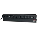 Amazon.com: APC Rack Mount PDU, Basic 100V-120V/30A, (10) Outlets, 1U Horizontal Rackmount ...