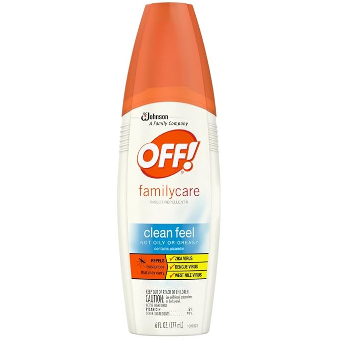 Amazon.com : OFF! Family Care, Insect Repellent II Clean Feel, 6 oz ...