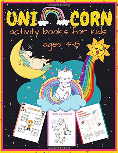 Unicorn Activity Book for Kids Ages 4-8: A Fun Kid Workbook Game For ...