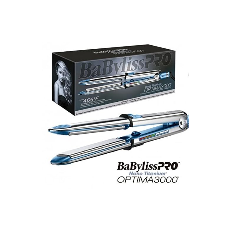 BaByliss PRO Nano Titanium Optima 3000 Hair Straightener 1.25" Flat Iron