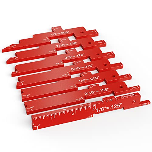 SUNLFPROD Router Table Setup Blocks,7pcs Aluminum Precision Router ...