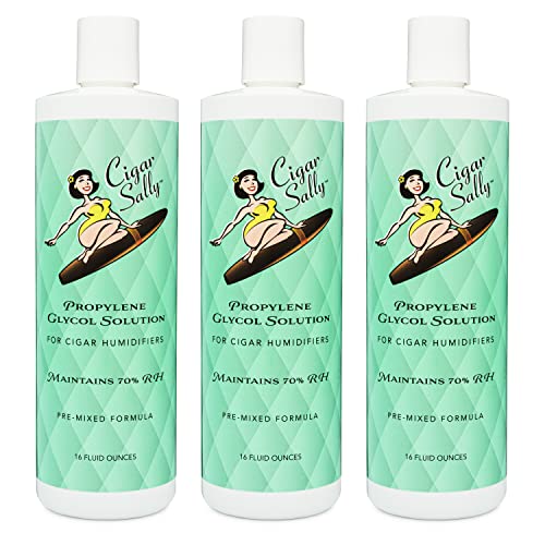 Cigar Sally Propylene Glycol Humidor Solution for Cigar Humidifiers (16 ...