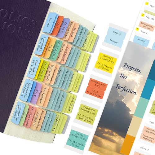 Mua Harfesto Book Tabs for Alcoholics Anonymous Big Book 4th Edition ...
