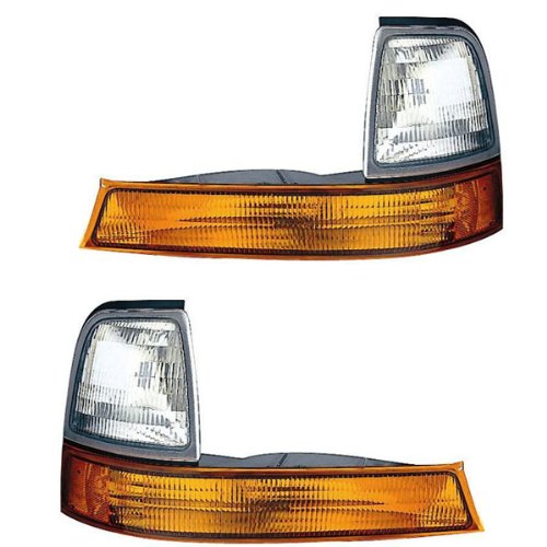 Amazon.com: 98 99 00 Ford Ranger Headlamp Headlight Pair Set Driver and ...