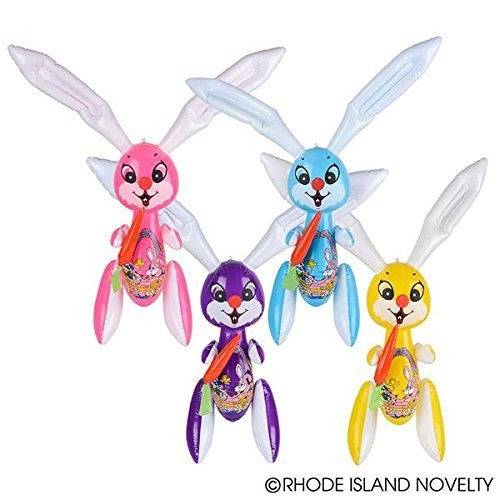 Set of 6 - Jumbo Inflatable Easter Bunny