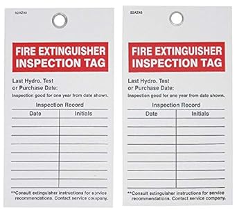 Inspection Tag, Vinyl, 5-3/4", PK25: Amazon.com: Industrial & Scientific