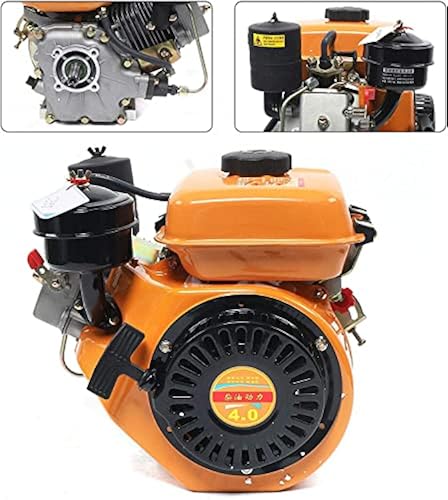 GDNTMU Go Kart Motor Engine,Diesel Engine, 196CC 4 Stroke Single ...
