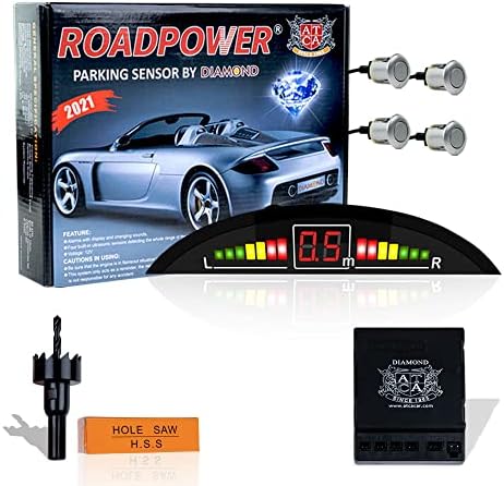 ROADPOWER Car Auto Vehicle Reverse Backup Radar System with 4 Parking ...