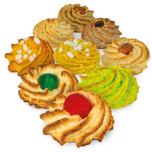 Biscotti italian cookies. Elegant Gift basket box with 600 gr Almond ...