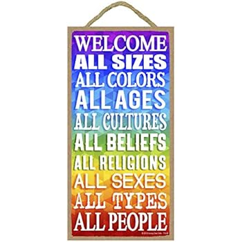 Amazon.com: All Are Welcome Sign You Are Home Print, 18" x 24", All ...