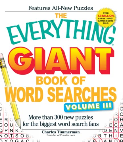 Amazon - The Everything Giant Book of Word Searches, Volume III: More ...