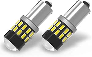 Amazon.com: YINTATECH 2x BA9 BA9S 53 57 1895 64111 LED Bulbs White for ...