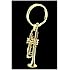 Amazon.com: Trumpet Key Chain - Nickel Silver Plated: Musical Instruments