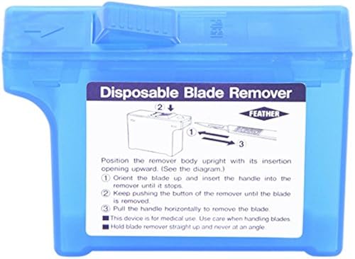 Feather Scalpel Blade Remover, Handheld Sharps Container, Disposable in ...