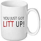 Amazon.com: SamBoKe You Just Got Litt Up Coffee Mug - 15oz Litt Up Mug ...